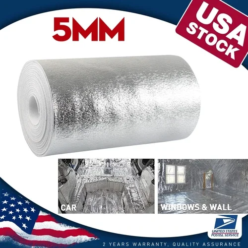 80"X40" Firewall Sound Deadener Car Roof Heat Shield Epe Foam ...