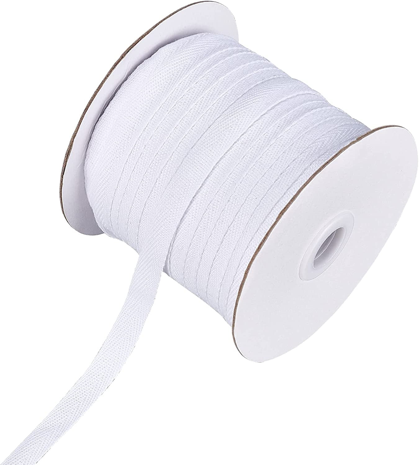 80 Yards(73.15m)/Roll Cotton Tape Ribbons Herringbone Cotton Webbings ...
