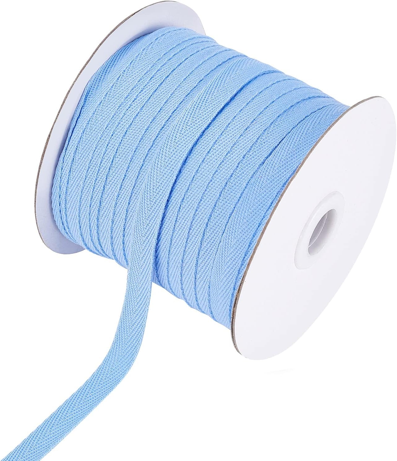 80 Yards(73.15m)/Roll Cotton Tape Ribbons Herringbone Cotton Webbings ...