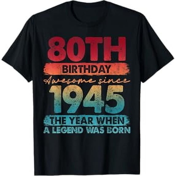 80 Year Old Gifts Vintage Birthday Gifts 1945 Limited Edition 80Th ...