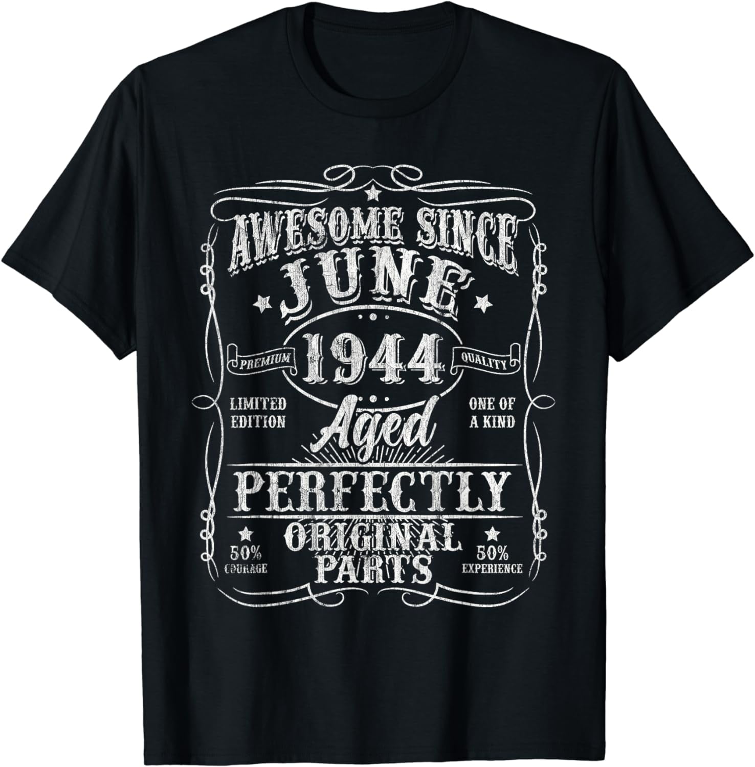80 Years Old Legends Born In June 1944 80th Birthday Gifts T-Shirt ...