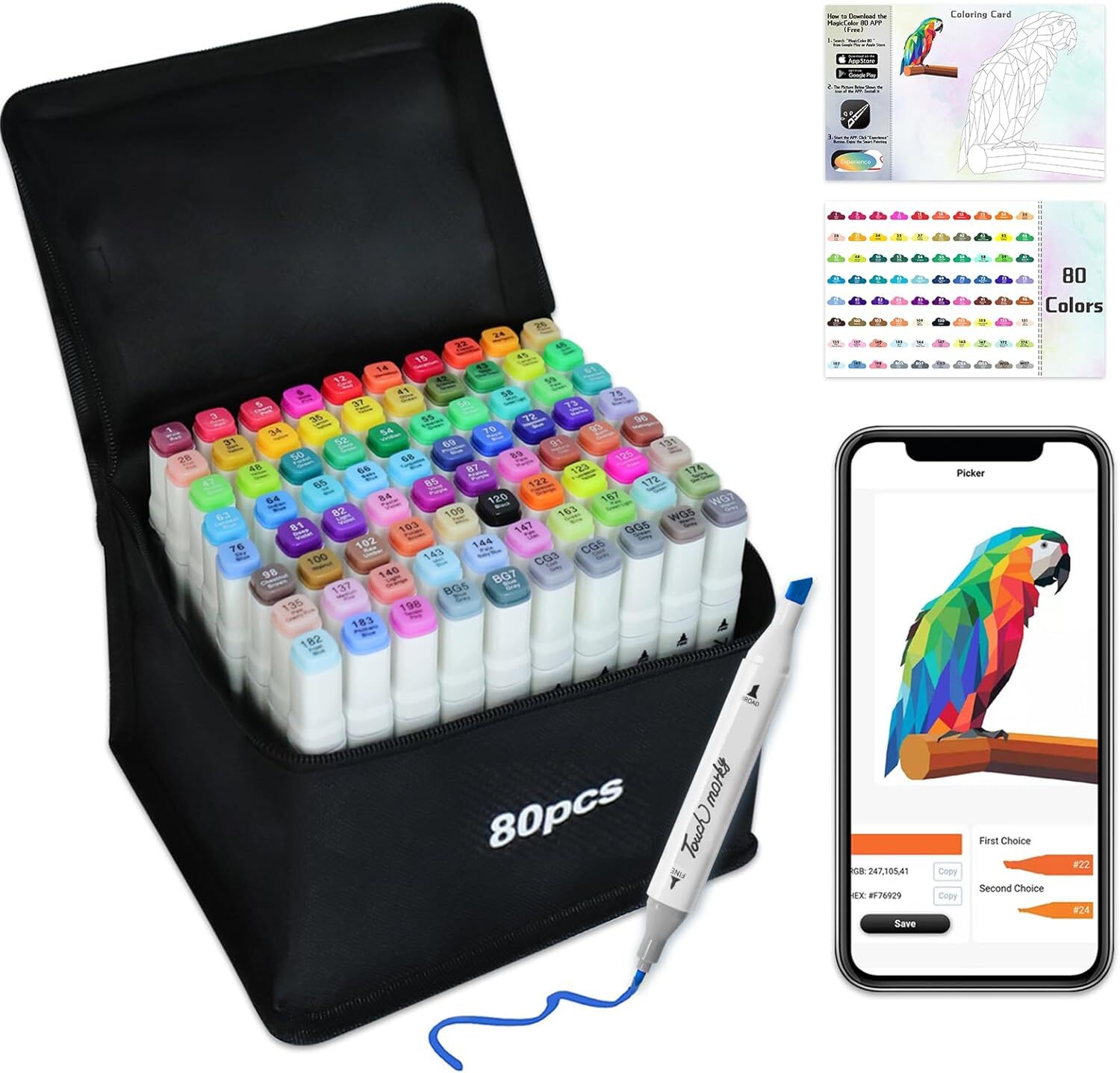 POSCA 8-Piece Paint Marker Set, White - Walmart.com