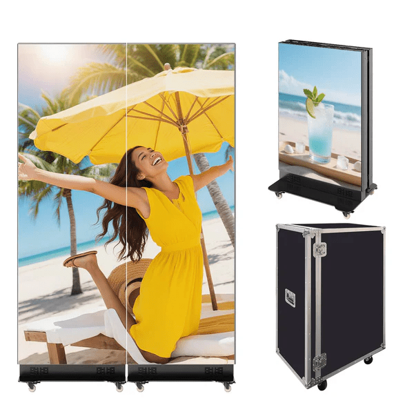 80 inch LED Screen (2-Pack), P1.86 Spliceable Digital Signage Display ...