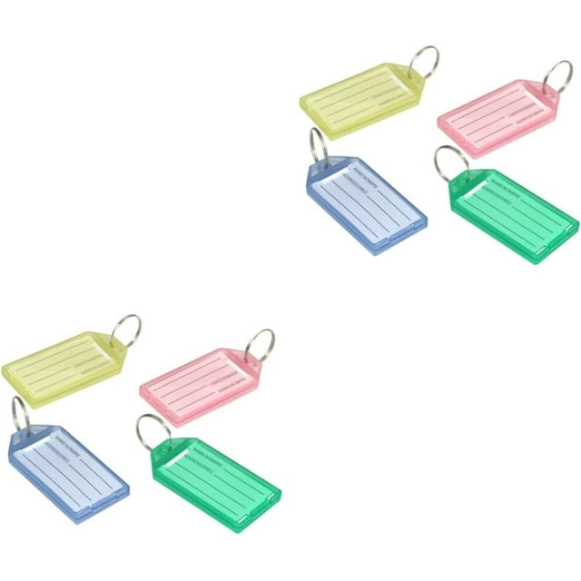 80 pcs Clamshell Clamshell Suitcase tag Office Luggage tag Travel Bag ...