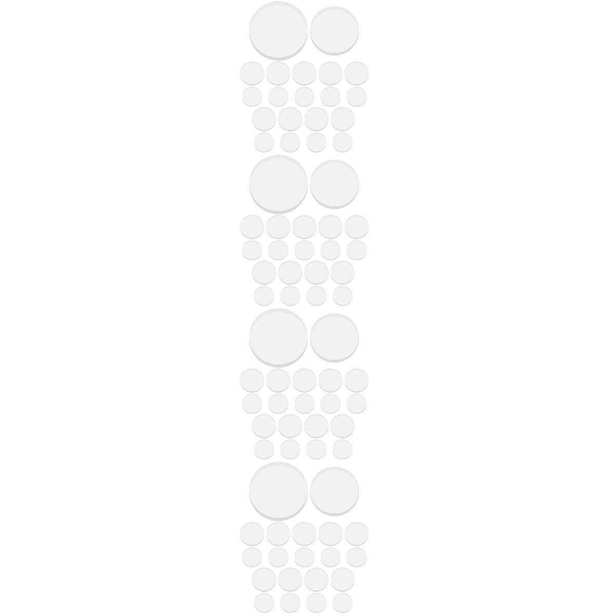 80 pcs Glass Tabletops Suction Bumpers Clear Table Spacers Bumper ...