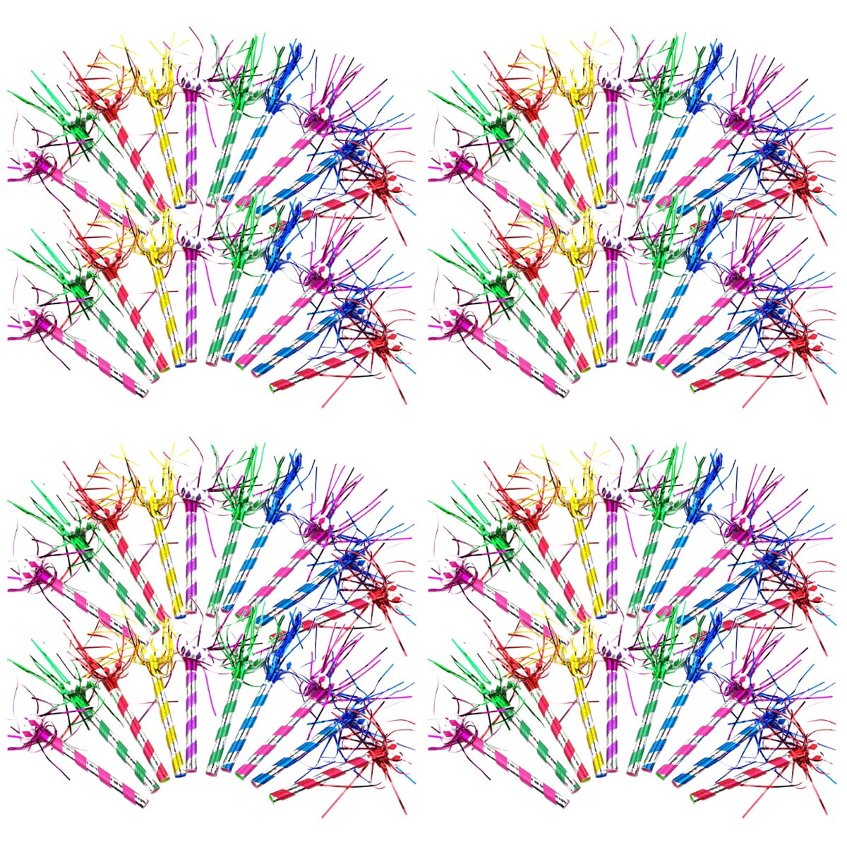 80 pcs Party Blowers Party Blowouts Party Festival Blowers Sporting ...