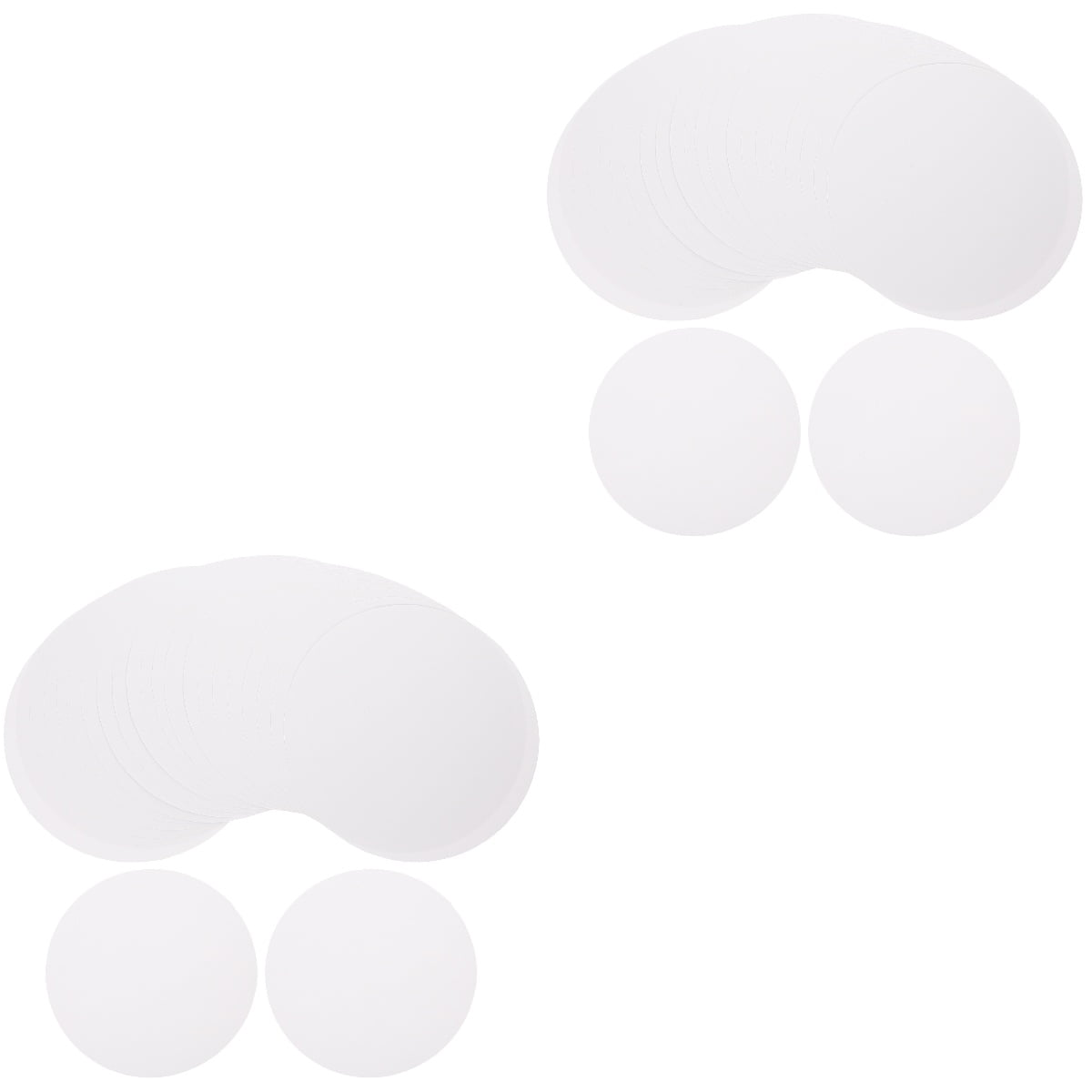 80 pcs Round Painting Cardboard Paper Painting Cards DIY Art Drawing ...