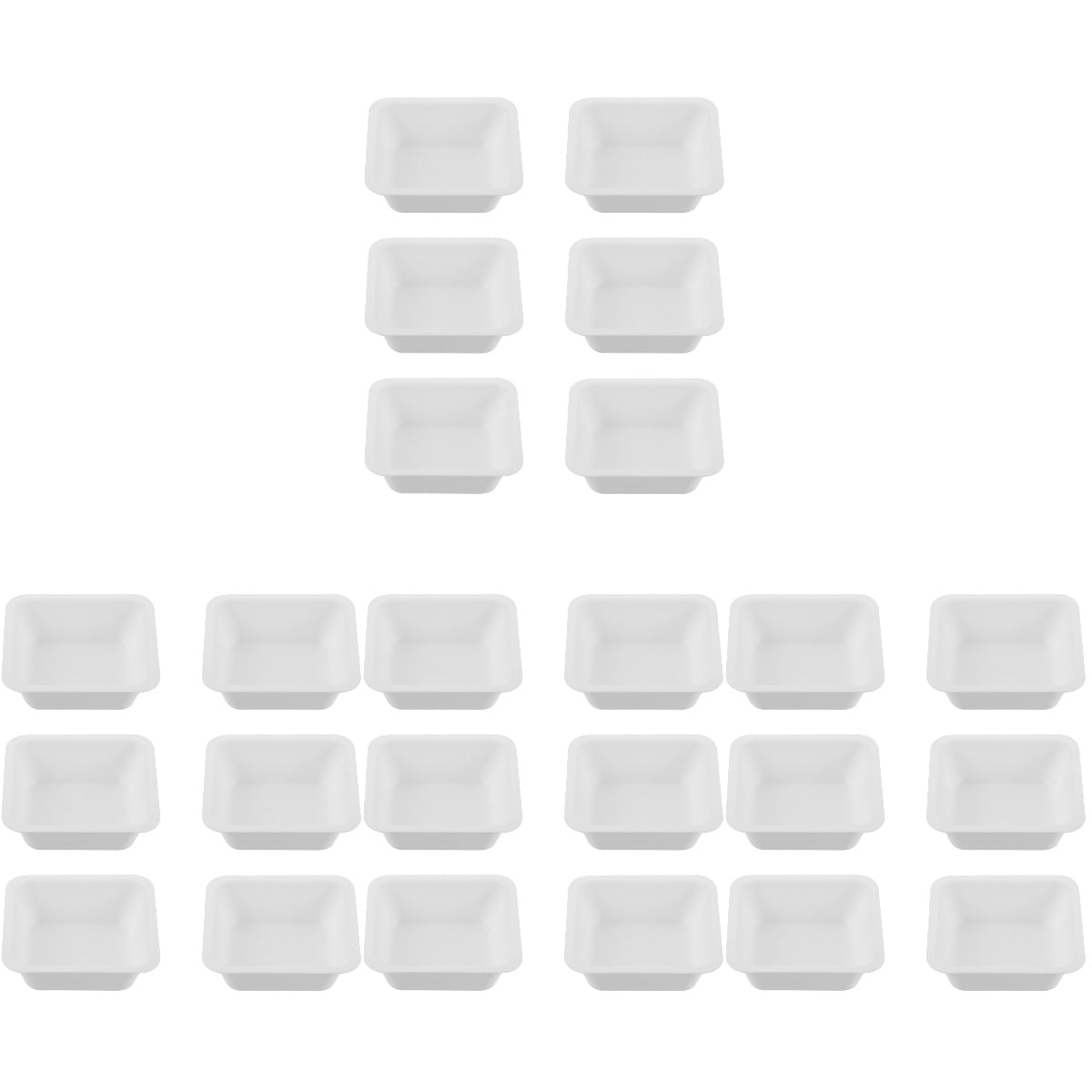 80 pcs Weighing Boats Weighing Bowl Measuring Mixing Powders Liquids ...