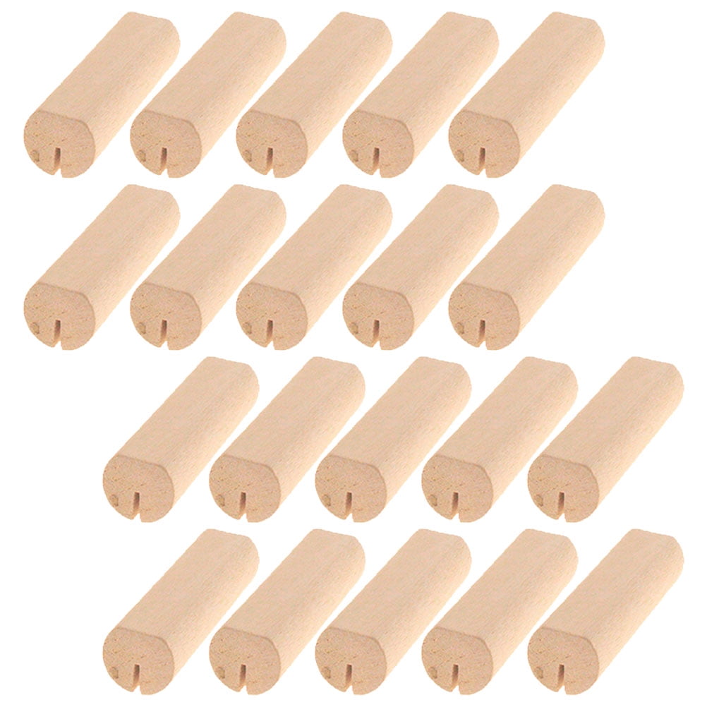 80 pcs Wooden Message Card Holders Name Card Display Stands Vintage ...