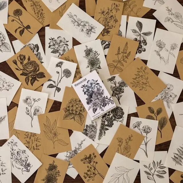 80 pcs/book Vintage Time projector series Kraft paper Memo Pad Diary ...