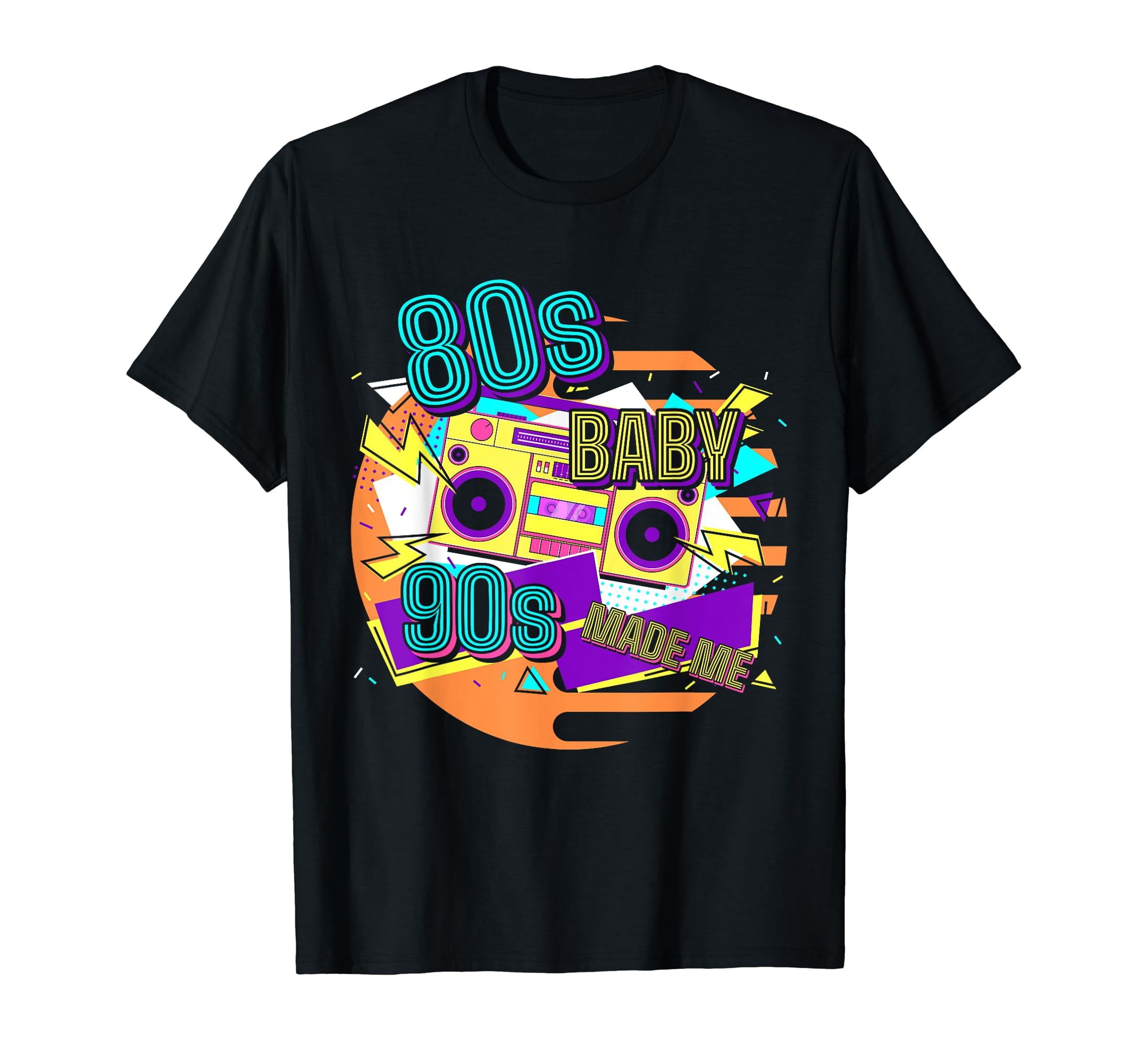 80's Baby 1990s 90's Made Me Old School Disco Vintage Disco T-Shirt - Walmart.com