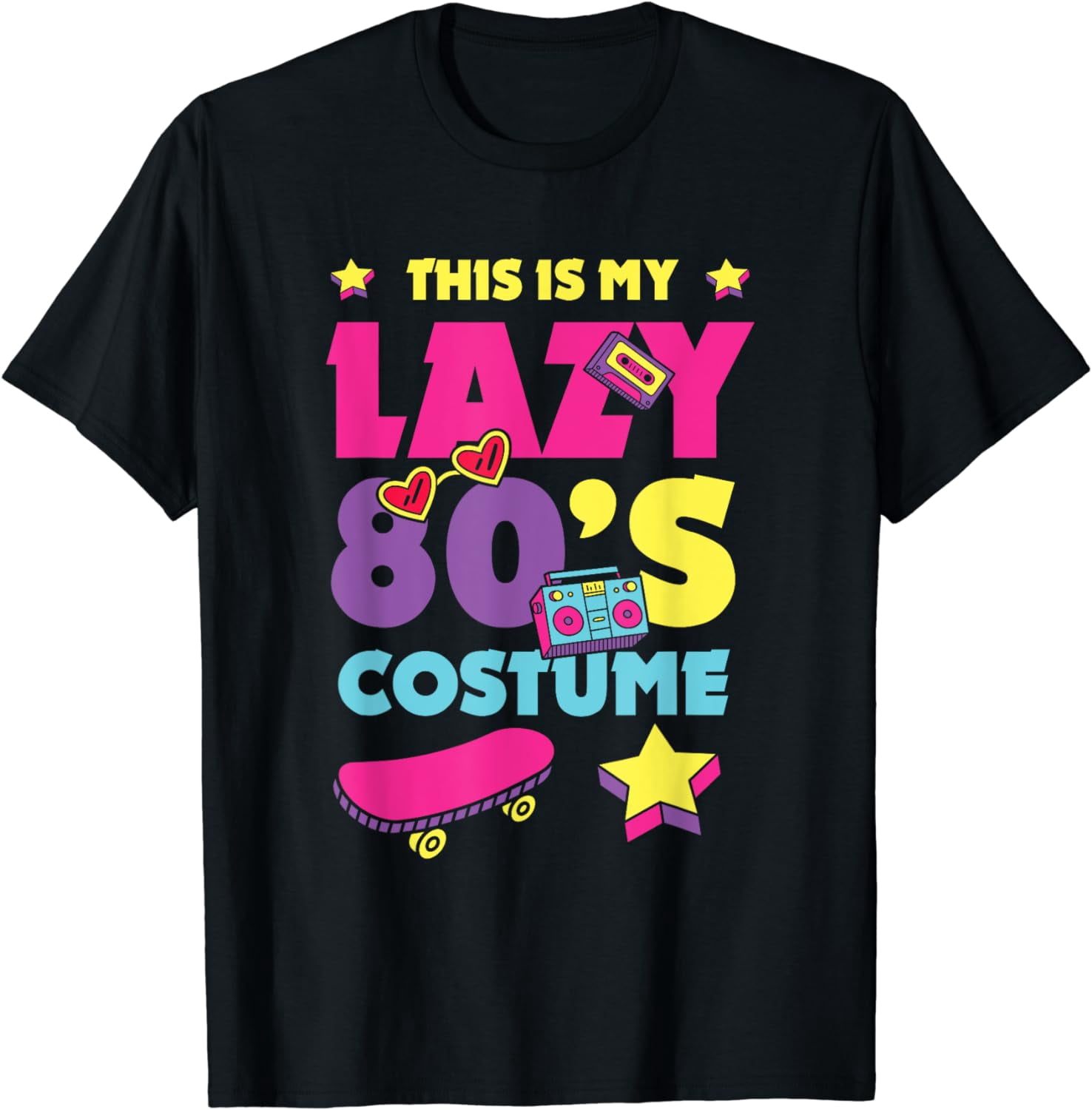 80's Costume Floppy Walkman Nostalgia T-Shirt - Walmart.com
