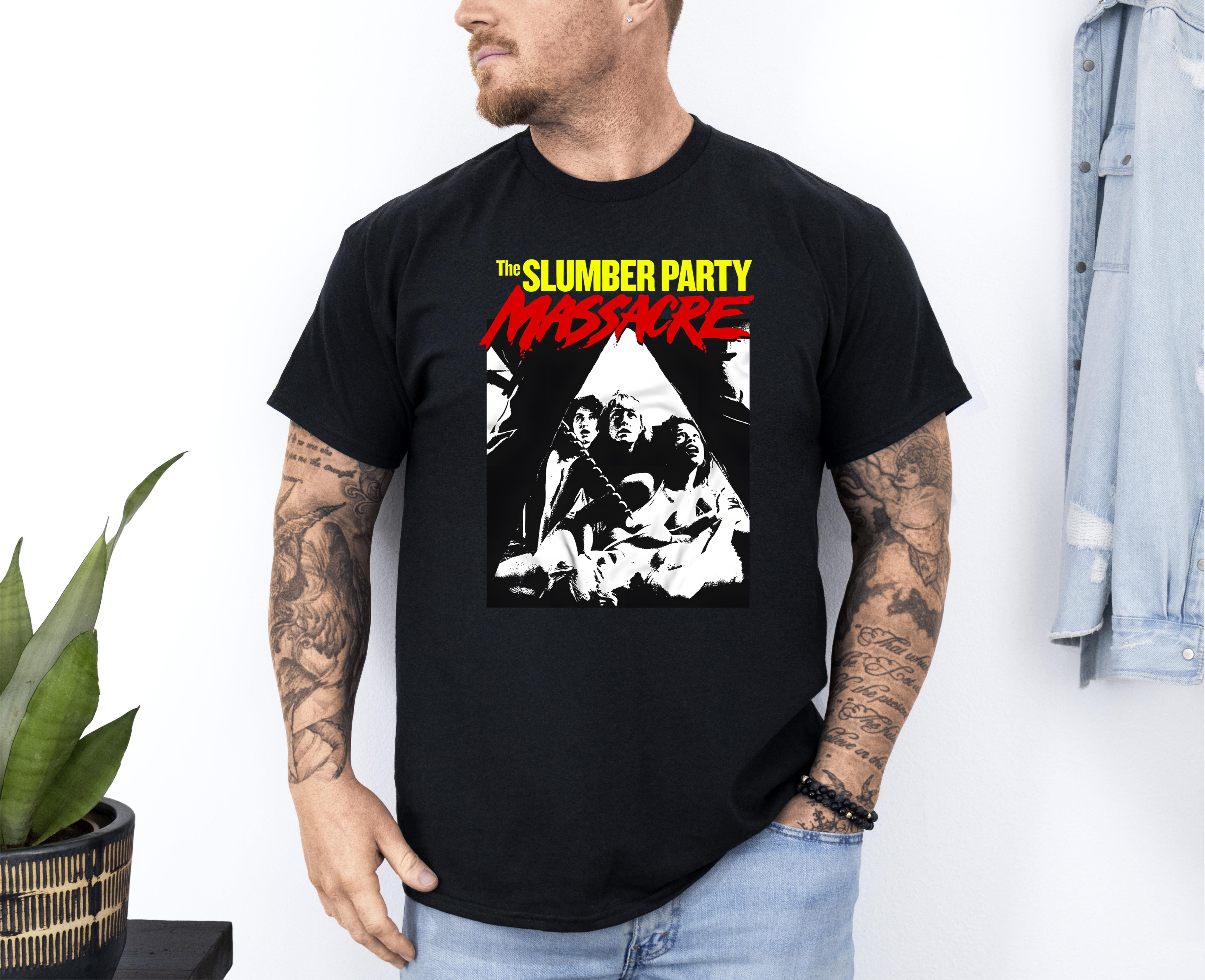80's Horror Movie Slasher Graphic Tee - Walmart.com