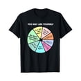 80's Music Retro Lyrics - You May Ask Yourself Pie Chart T-Shirt ...