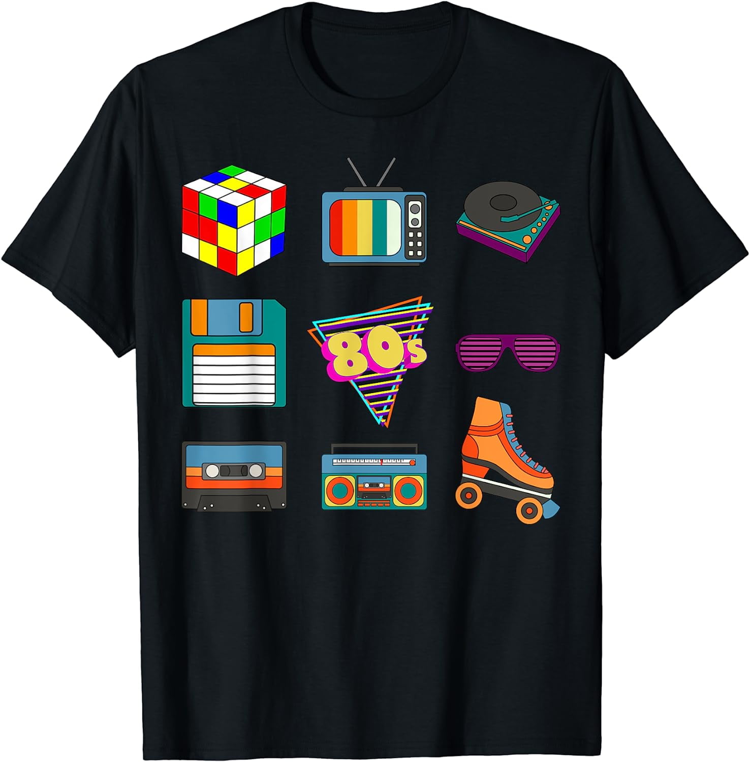 80's Retro Fashion Throwback Culture Disco Music Party Lover T-Shirt ...
