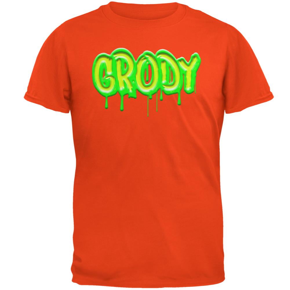 80's Retro Flashback Grody Slime Mens T Shirt Orange X-LG - Walmart.com