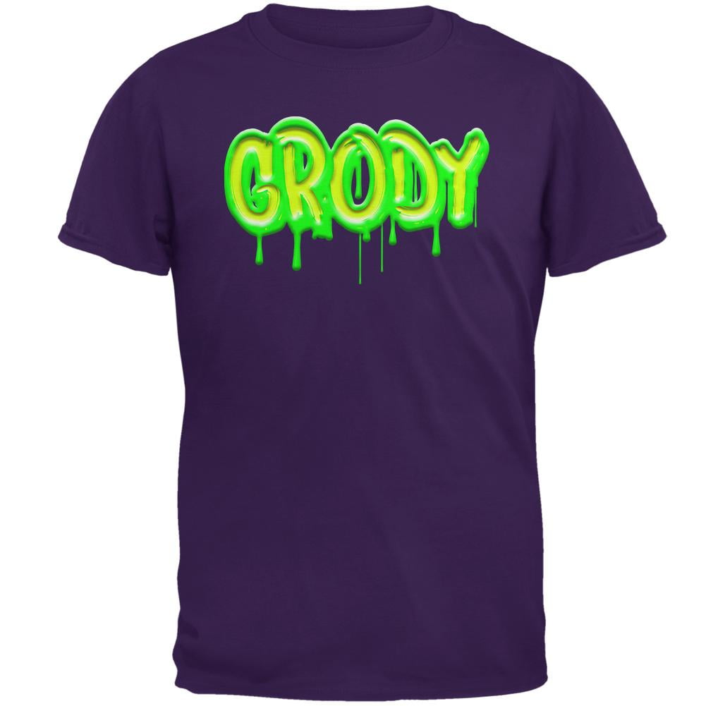 80's Retro Flashback Grody Slime Mens T Shirt Purple X-LG - Walmart.com