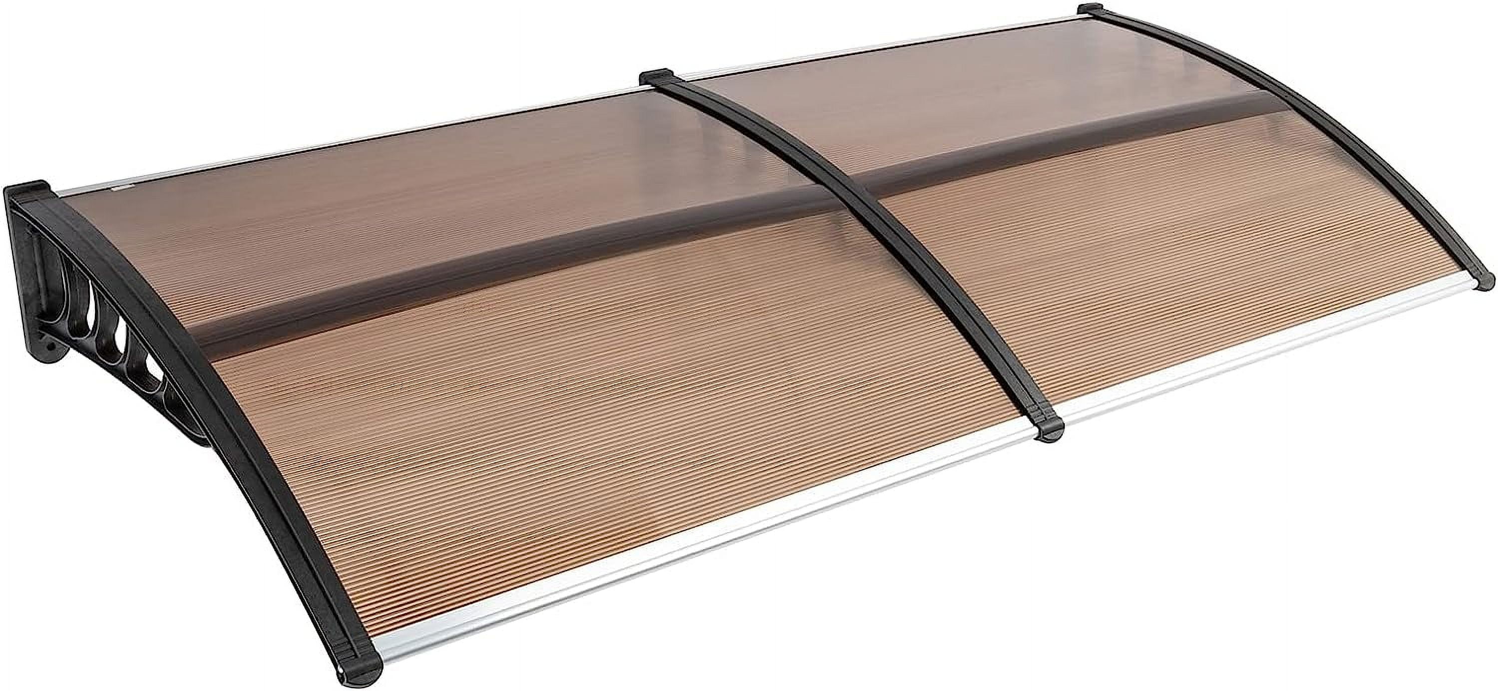 80" x 40" Door Window Awning Exterior, Polycarbonate Cover Entry Door ...