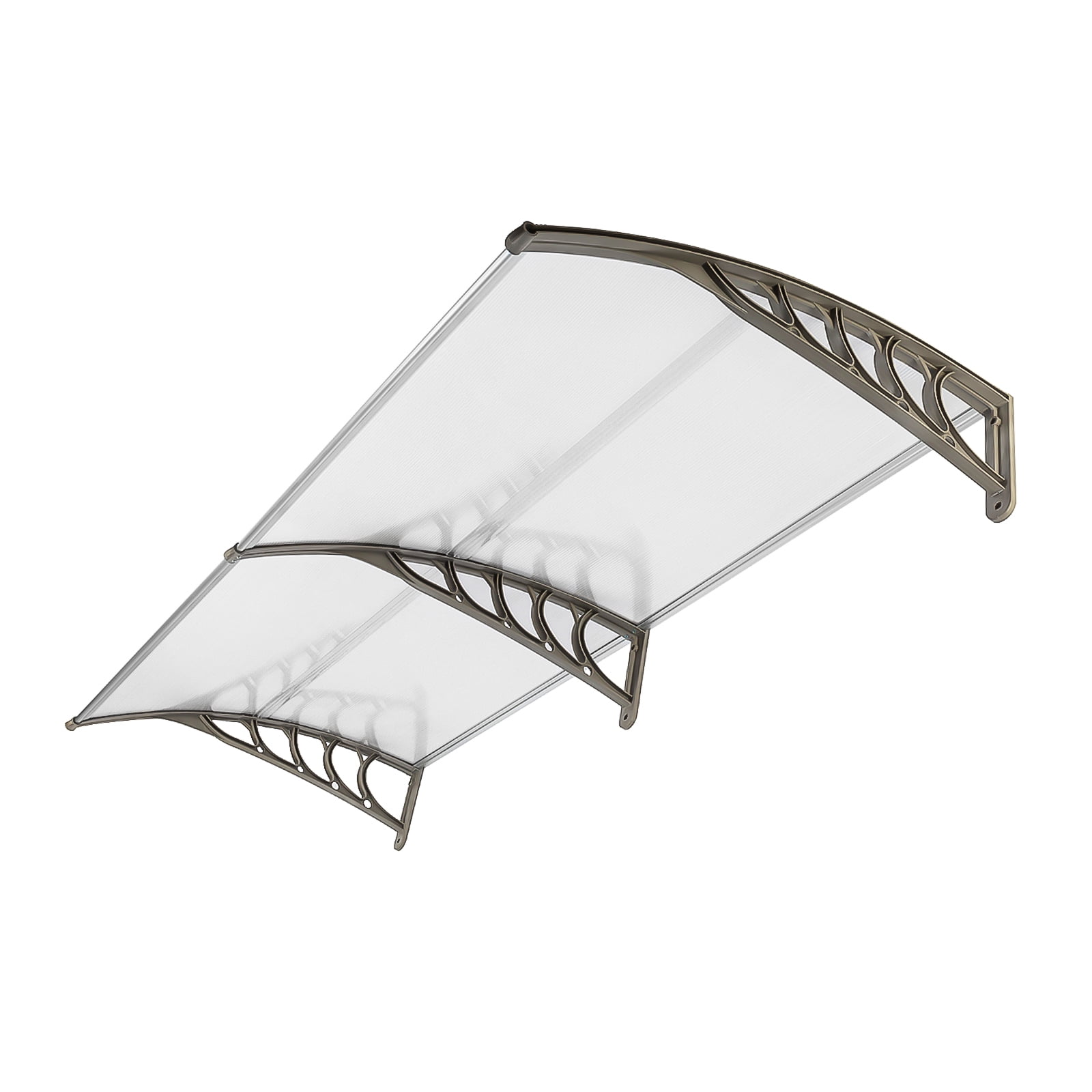 80" x 40" Door Window Awning Exterior, Polycarbonate Cover Entry Door ...