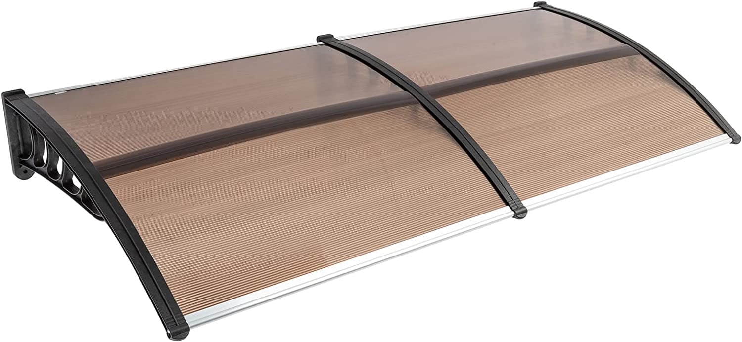 80" x 40" Door Window Awning Exterior, Polycarbonate Cover Entry Door ...