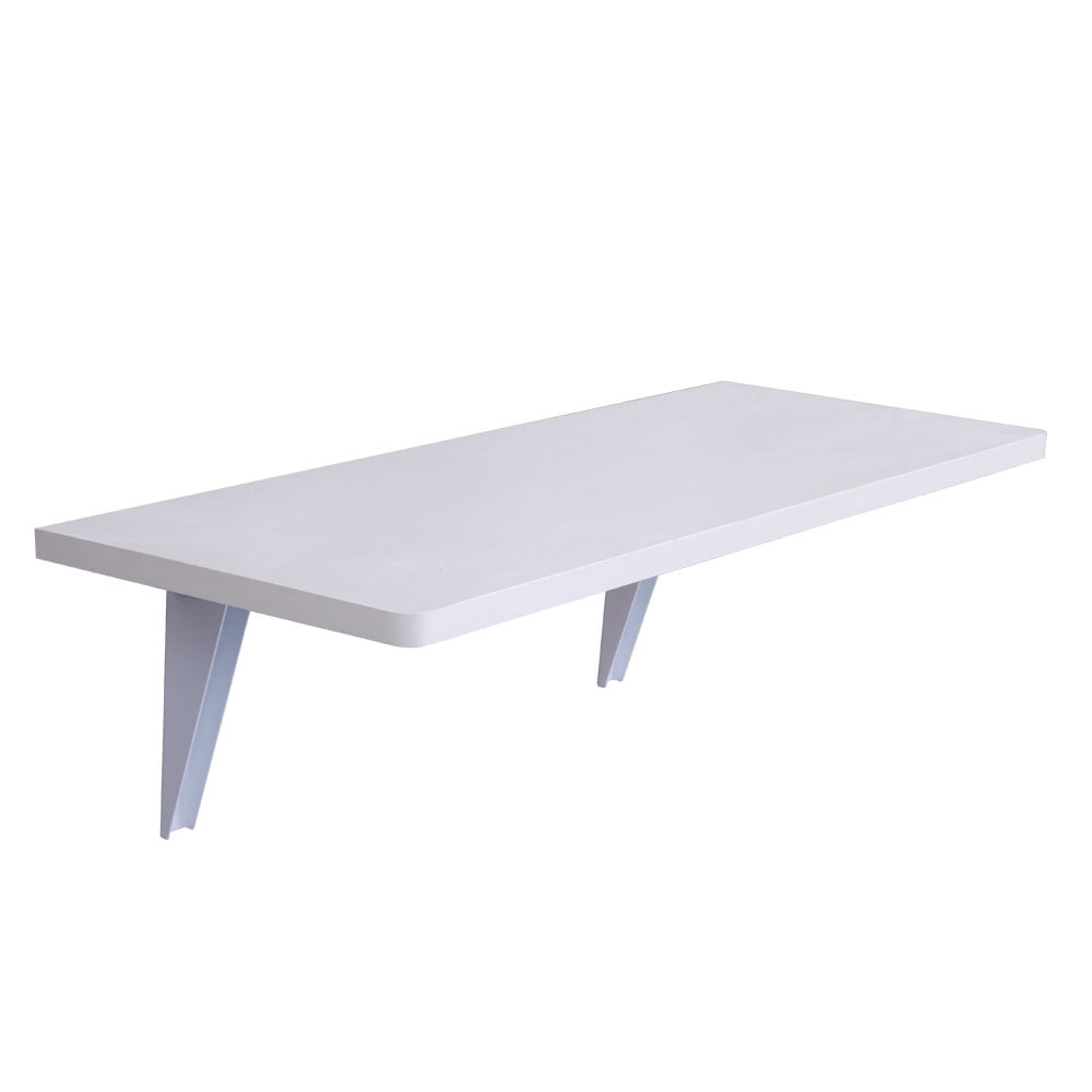 80 x 50cm Folding Wall Mounted Table Bookcase Storage Shelf Wall ...