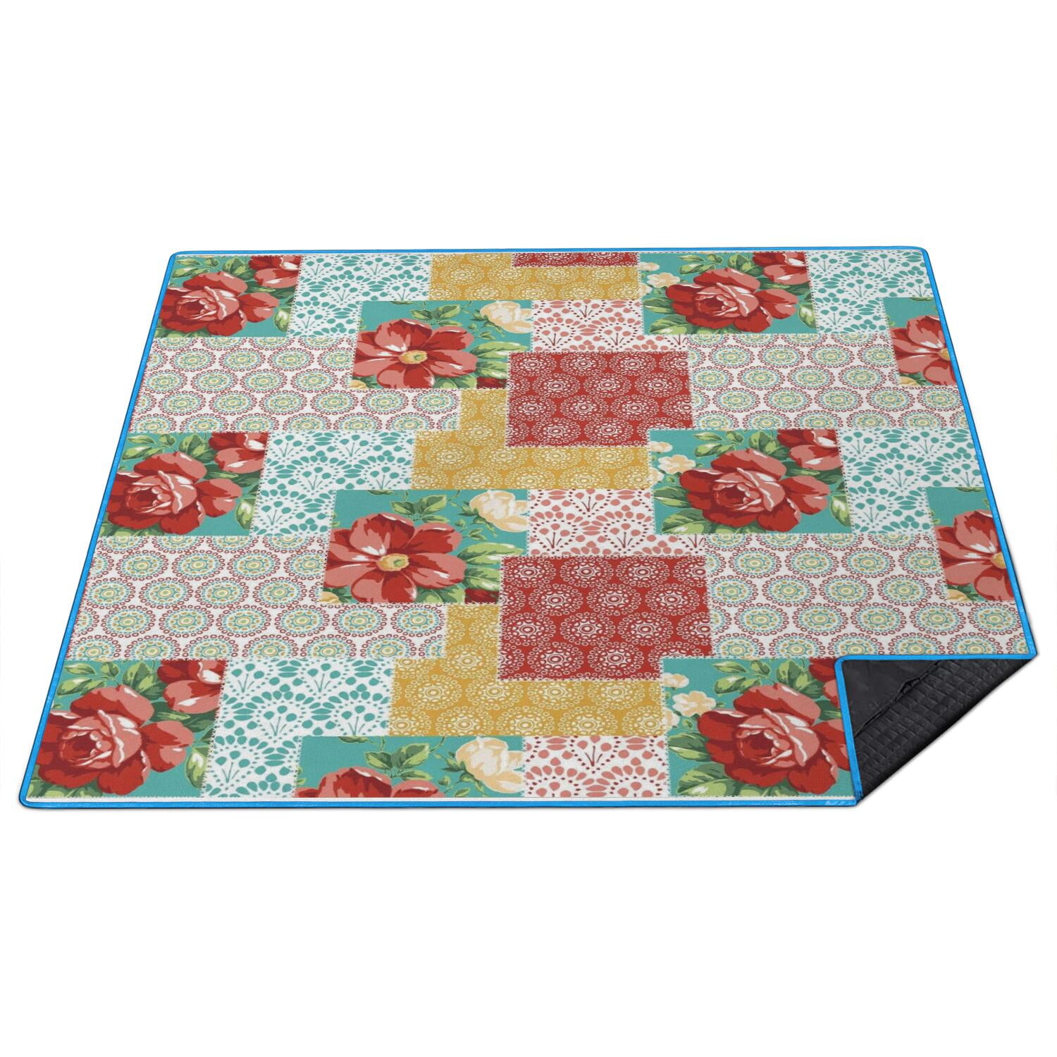 80”x 80”Extra Large Pioneer Picnic Blankets Waterproof Foldable Beach ...