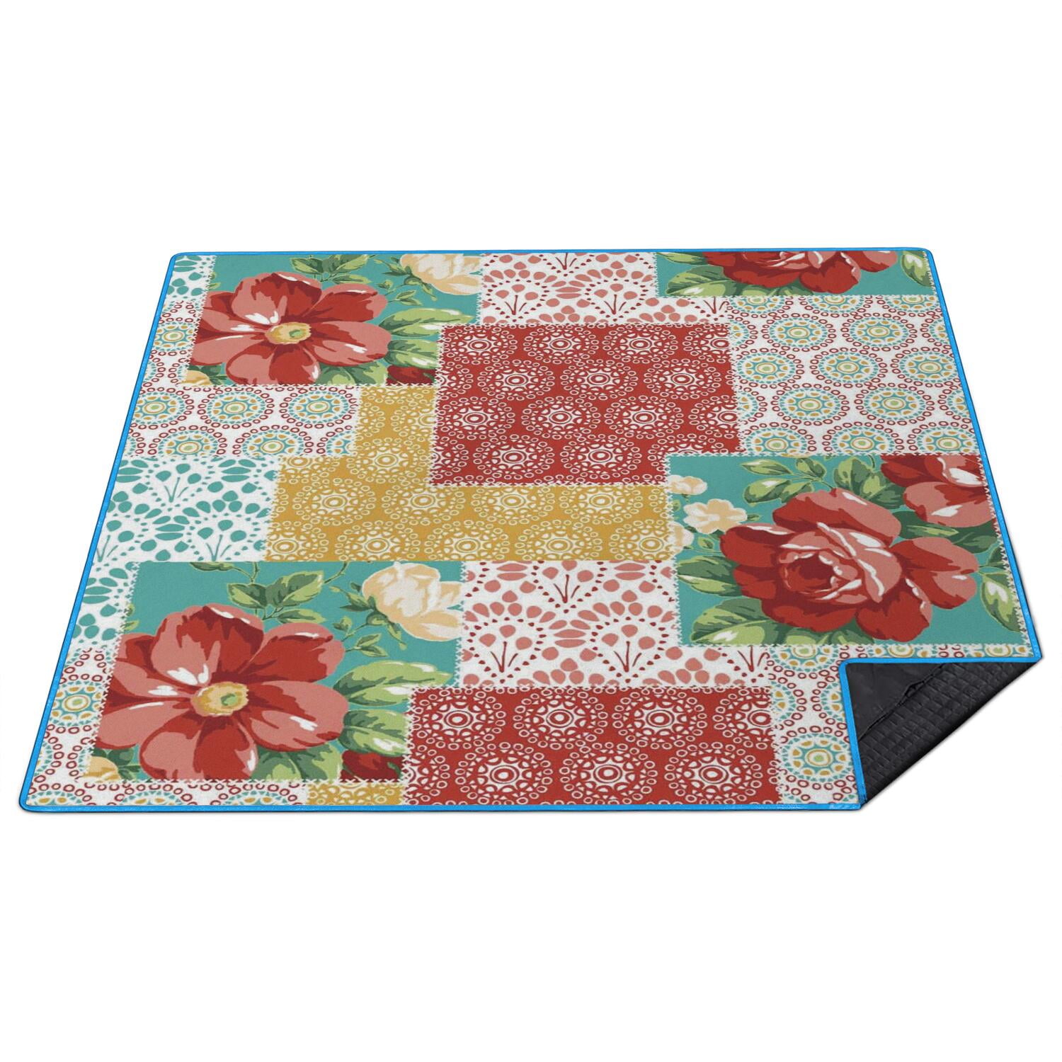 80”x 80”Extra Large Pioneer Picnic Blankets Waterproof Foldable Beach ...