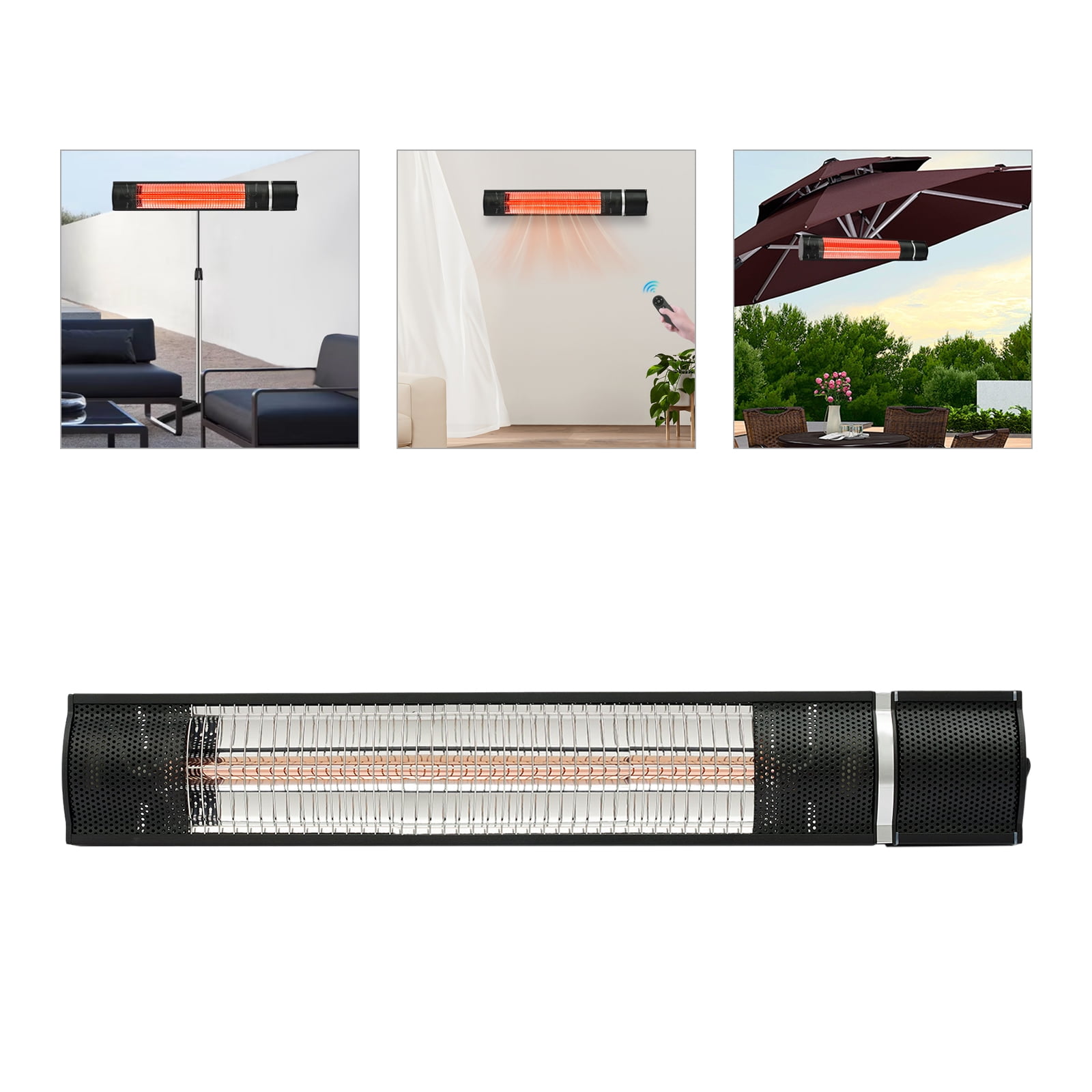 800/1500/2000W 110V Infrared Heater, Infrared Outdoor Heater for ...