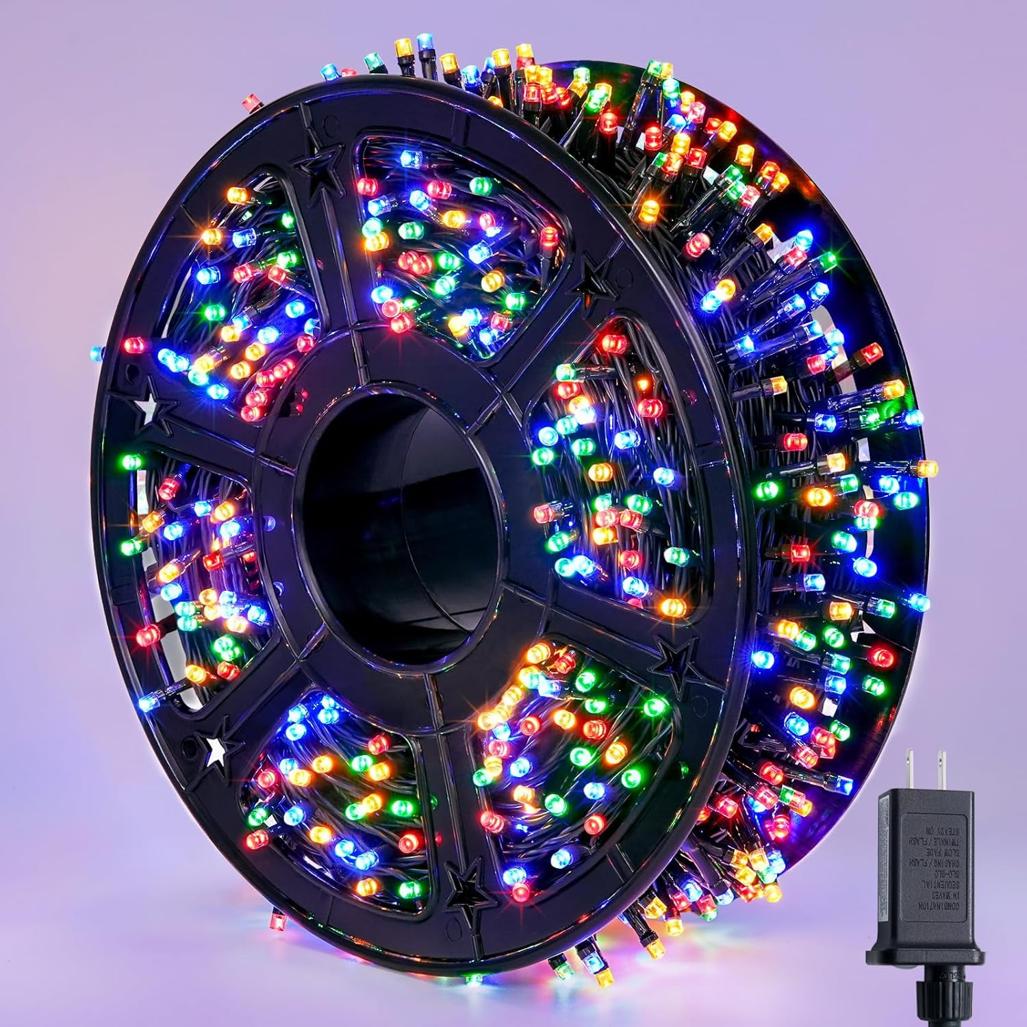 800 Christmas String Lights Outdoor, 272ft 8 Modes Multicolor Christmas ...