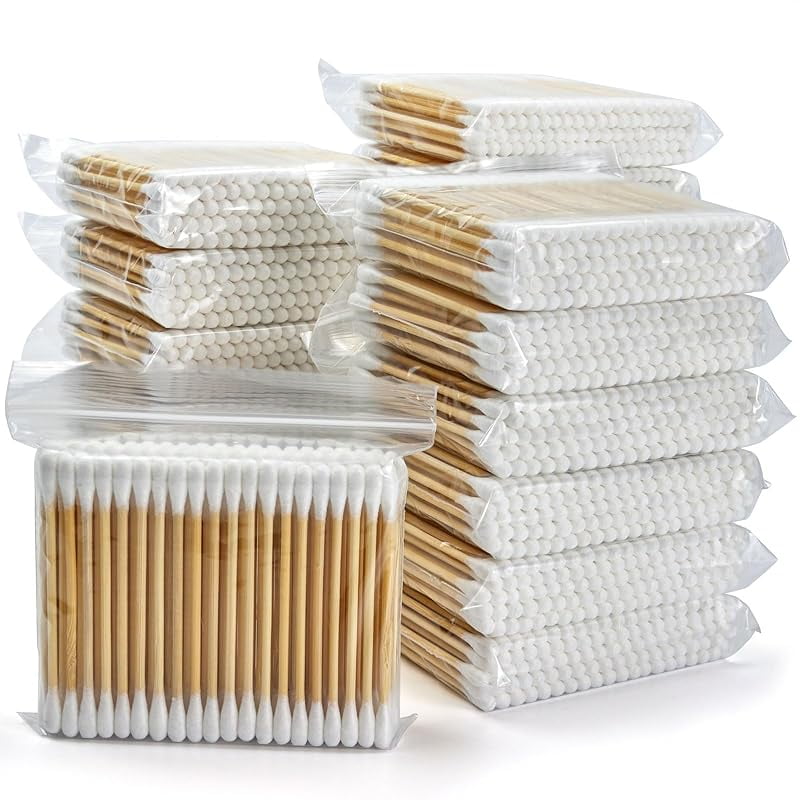 800 Count Bamboo Cotton Swabs, 3 Inch Cotton Swabs for Ears, Nail Art ...