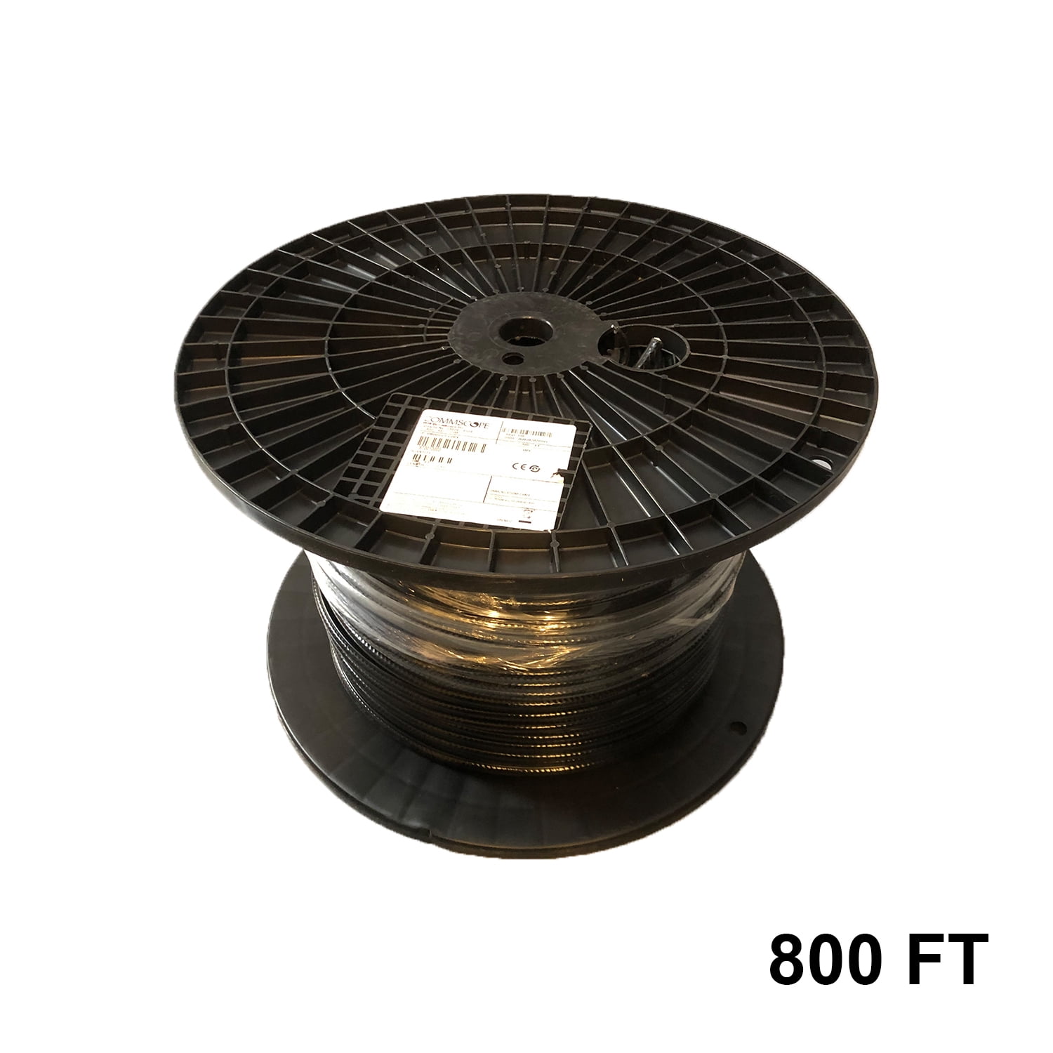 800' FT Reel Commscope Wire F1177TSVM BW XP Black Coaxial ...