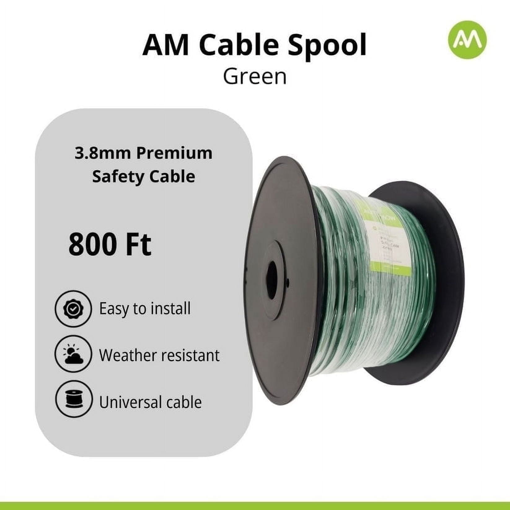 AM Robots 800-ft Boundary Wire, 6 AWG, 3.8mm Thick, Rodent-Resistant ...