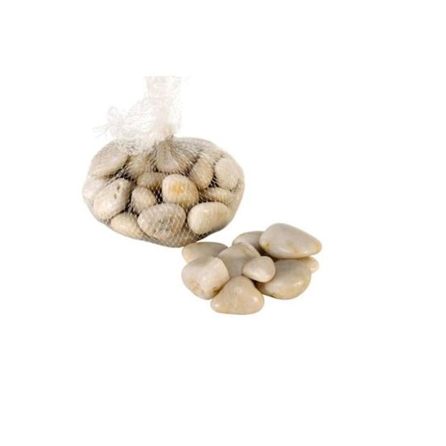 800 Gram Bag of Ivory Mix River Rocks Vase Fillers - Walmart.com