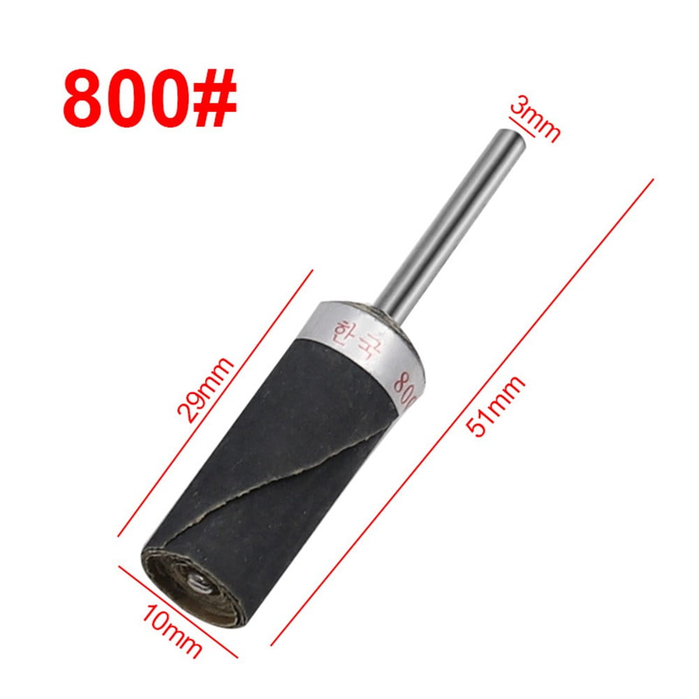 800 Grit Wet Dry Sandpaper Sanding Bar Rod Abrasive Stick For Rotary ...