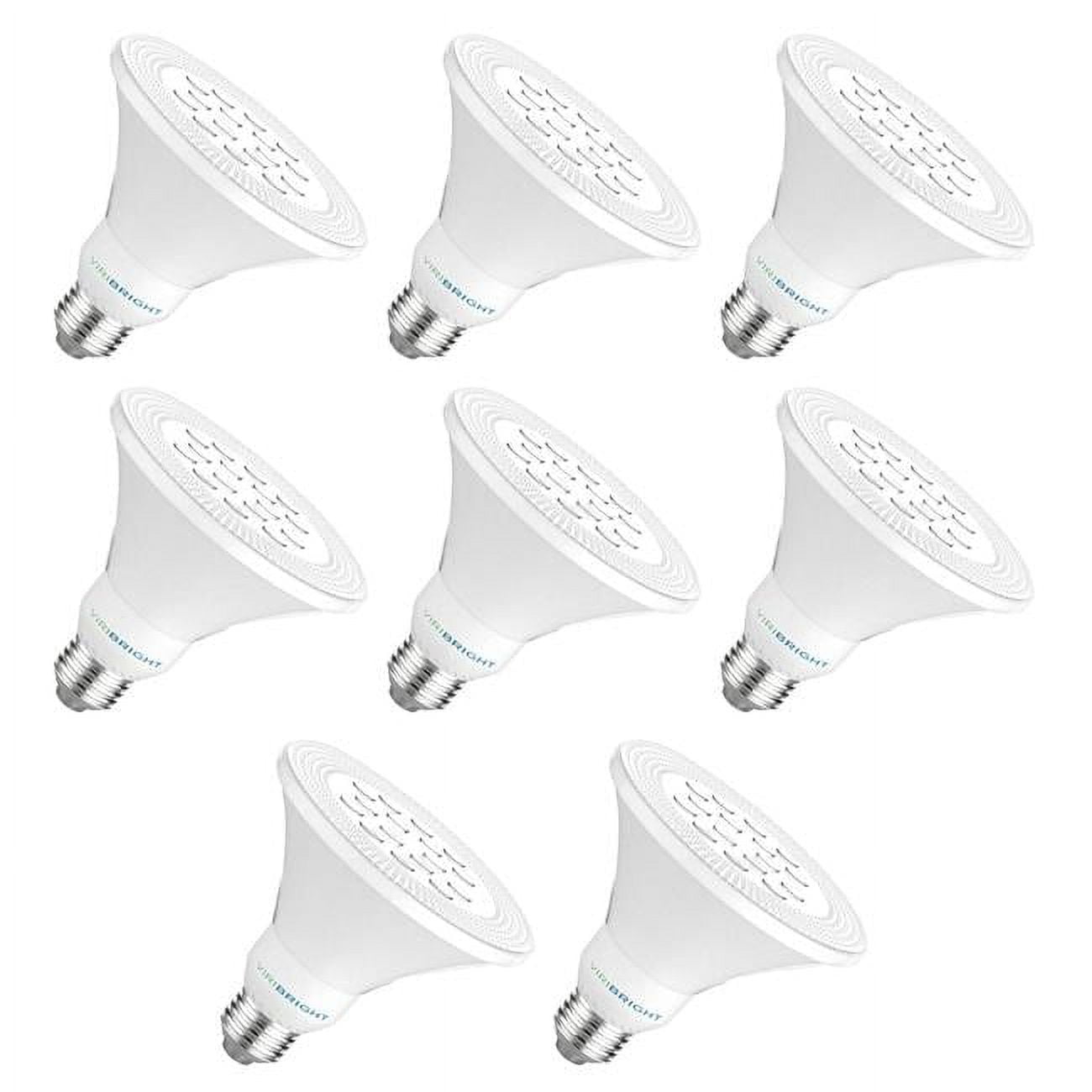 800 Lumens 75W Equivalent PAR30 Dimmable Short Neck Indoor Daylight LED ...