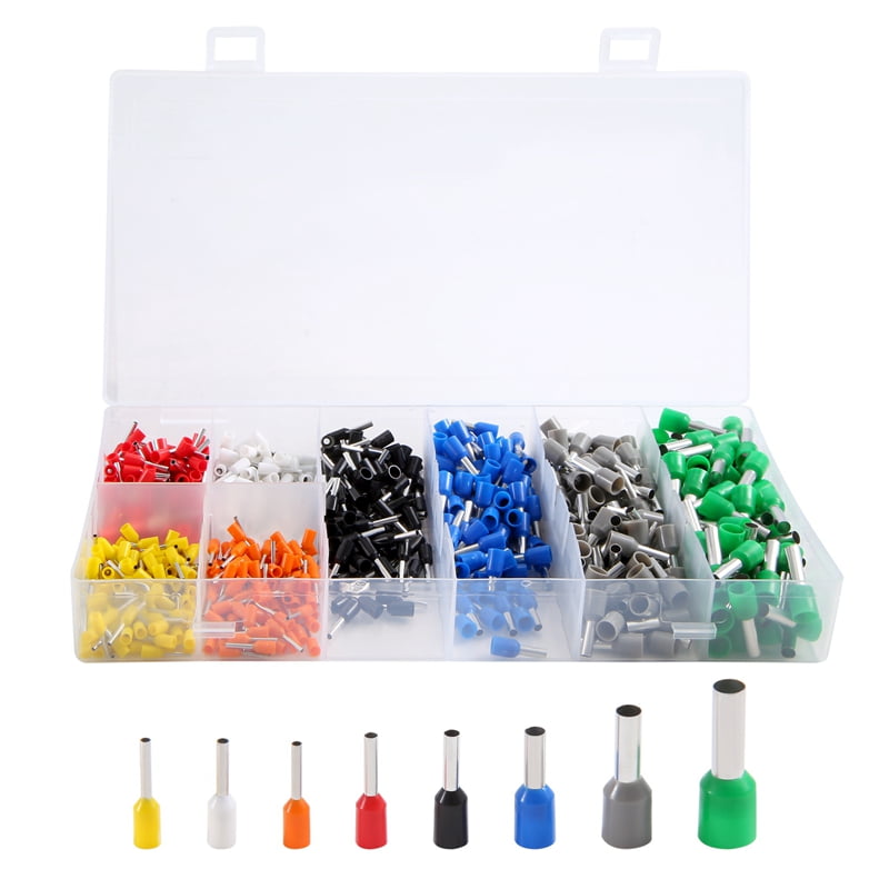800 PCS Ferrules kit, Wire Ferrules Crimp Connector, Insulated Cord Pin ...