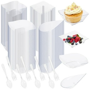 Mini Plastic Appetizer Plates