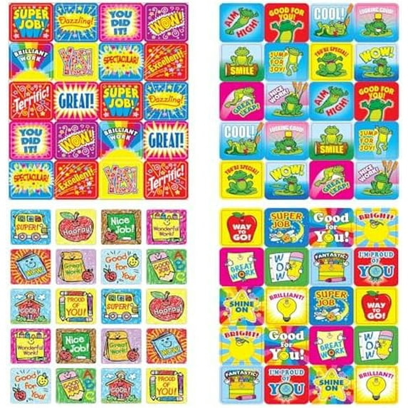 800 PCS Teacher Classroom Motivational Stickers for Kids Reward Punny ...