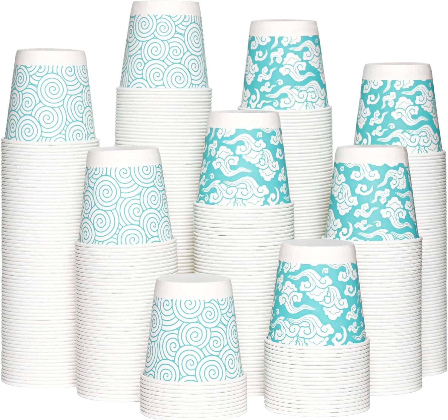 800 Pack Disposable Bathroom Mouthwash Cups 3 oz Small Paper Coffee ...