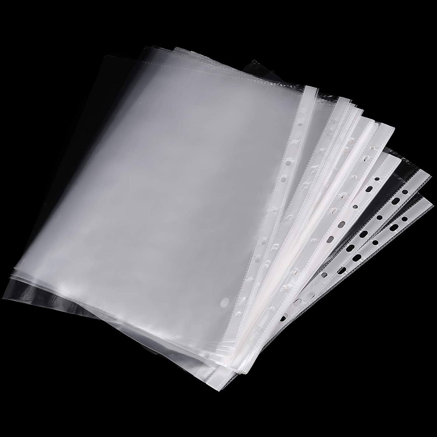 800 Pack Page Protectors 11 x 8.5 Inch Clear Sheet Protectors, 11 Hole ...