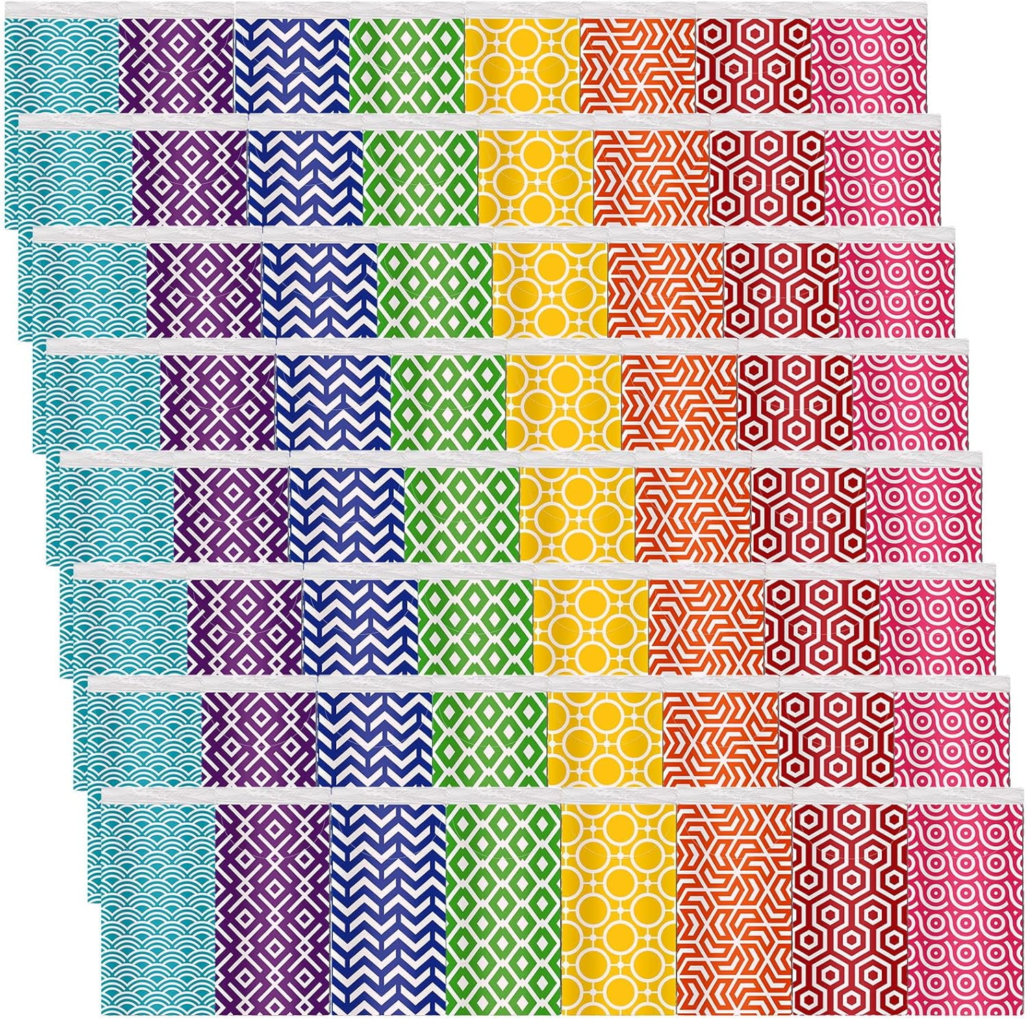 800 Pcs 3 Ply Travel Tissues Packs Bulk Pocket Sized White Facial ...