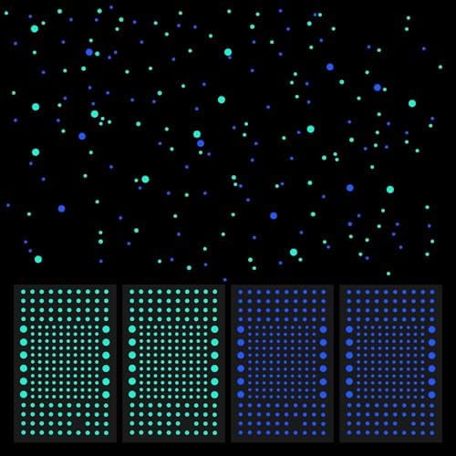 800 Pcs Glow in The Dark Stars for Ceiling Glow in The Dark Wall ...