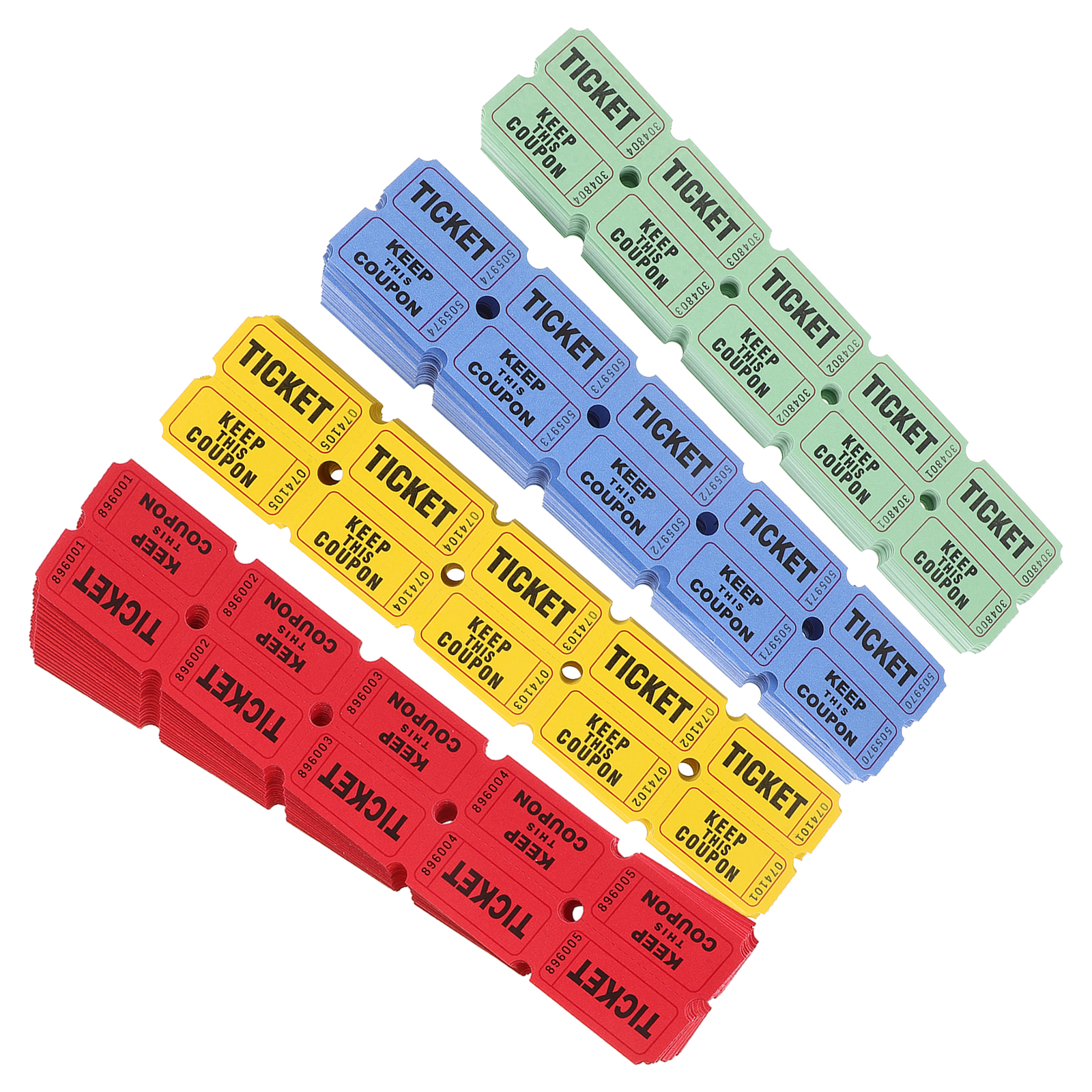 800 Pcs Party Tickets Multi-color Lottery Multi-functional Coffee Stick ...