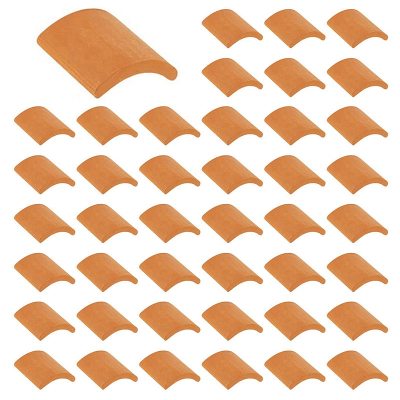 800 Pcs Roof Tiles Model Building Set Red Miniature Tiles for DIY ...