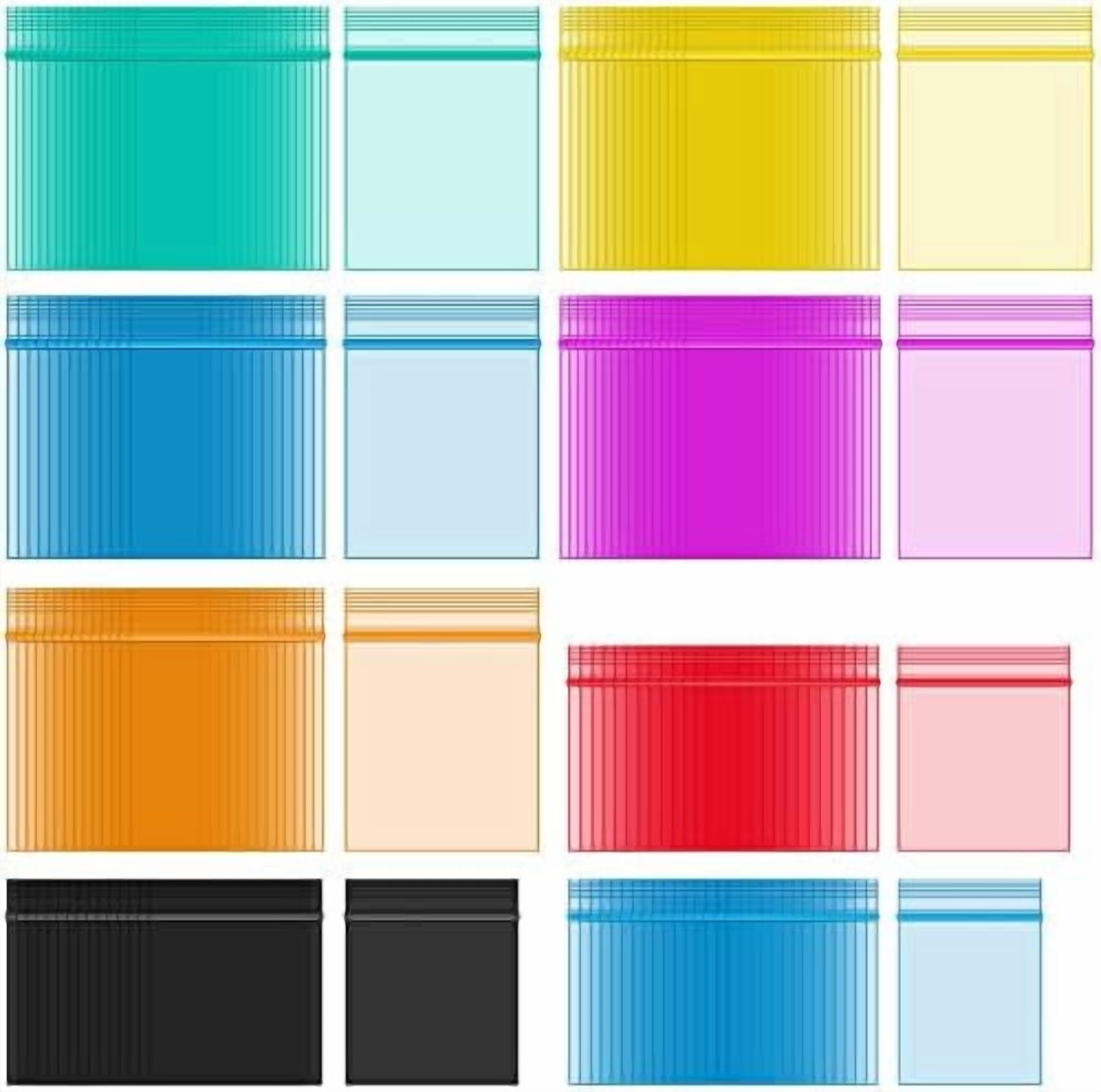 800 Pcs Small Plastic Bags- 7 Mil Thick,3 Sizes,Plastic Seal Jewelry ...