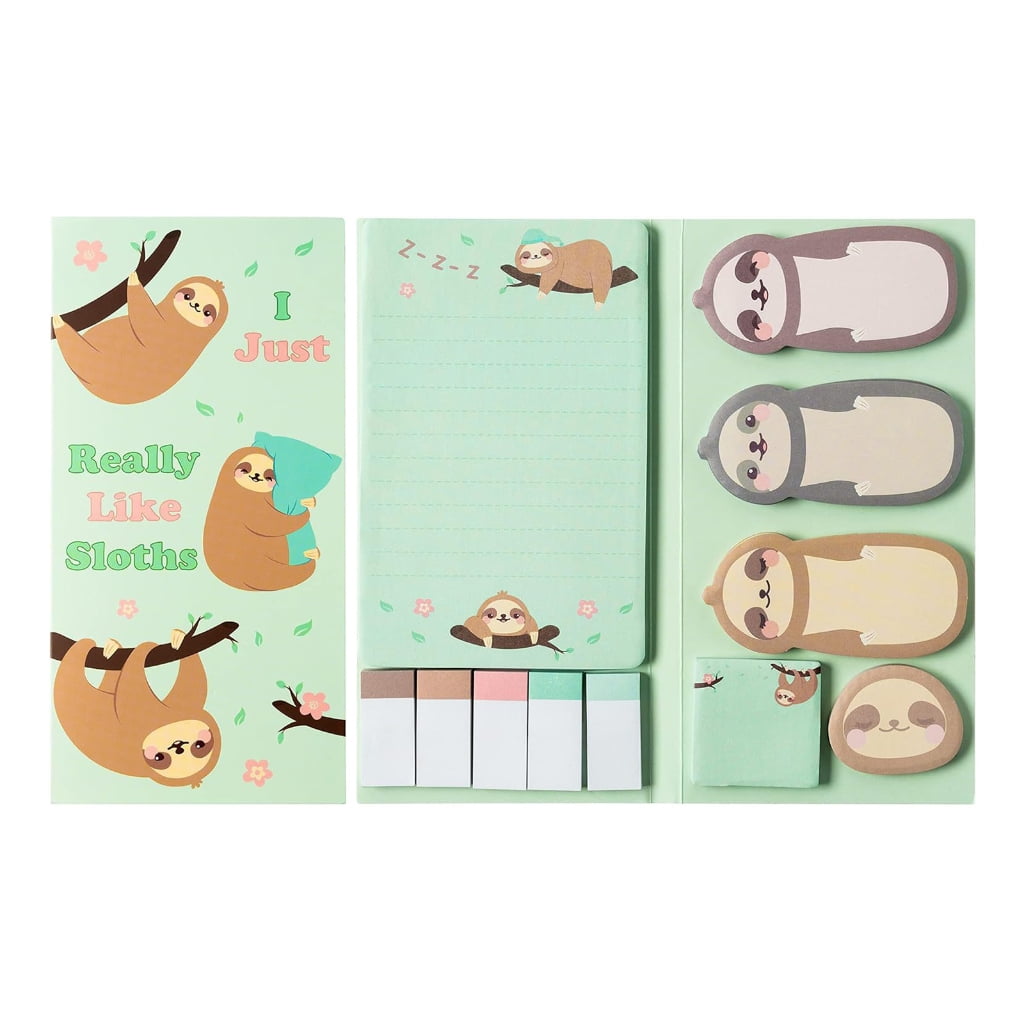 800 Sheets Cartoon Note Paper Index Tabs Sticky Notes Self Adhesive ...