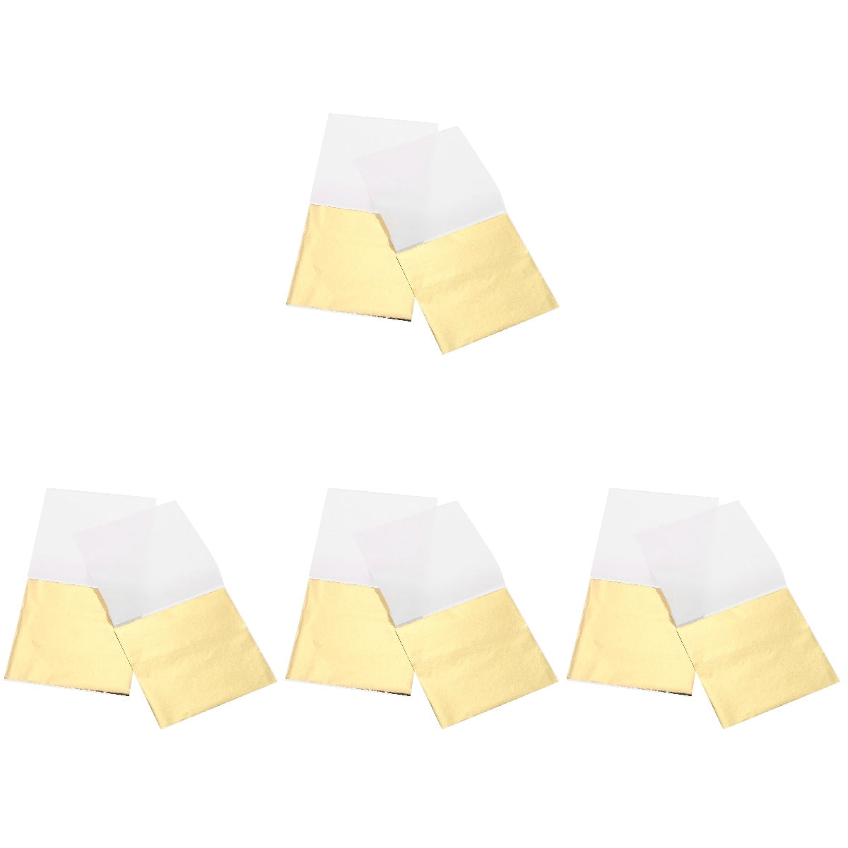 800 Sheets Metallic Foil Flakes Imitation Gold Foil DIY Supplies Gold ...