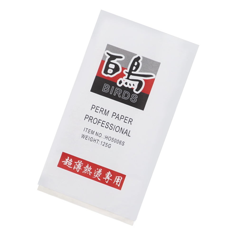 800 Sheets Perm Paper Heatless Curls Waver Hair Tool White Nail Polish ...