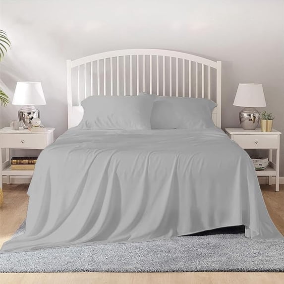 800 Thread Count 100% Egyptian Cotton Sheet Set, 4 Pc Set, Sateen Weave ...