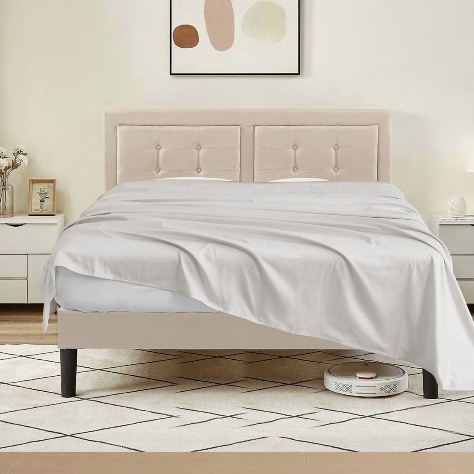 800 Thread Count Egyptian Cotton Flat Sheet – 1 Piece, Solid Silver ...